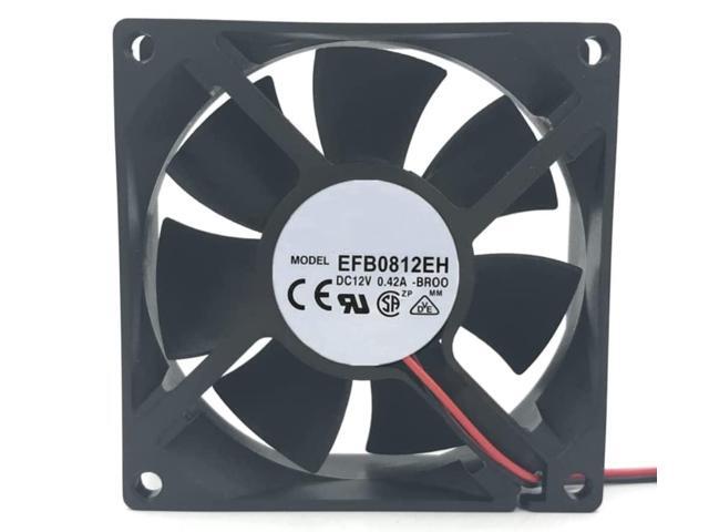Click here for EFB0812EH DC 12V 0.42A 52.02CFM 80X80X25MM 2-Wire... prices
