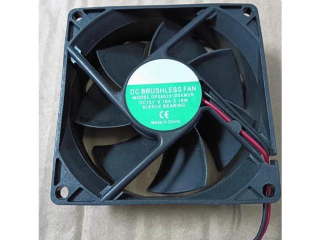 Click here for DF0802512SEL2R DC 12V 0.18A 2.16W 80x80x25mm 8cm 2... prices