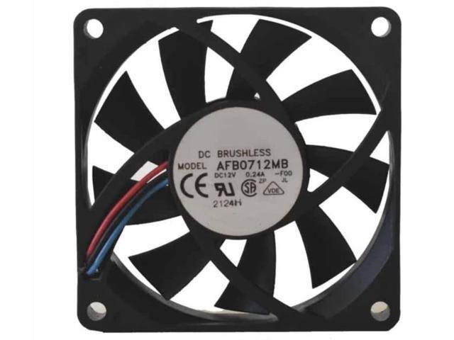 Click here for for AFB0712MB 12V 0.24A 2.88W 3300RPM 28CFM 70X70X... prices