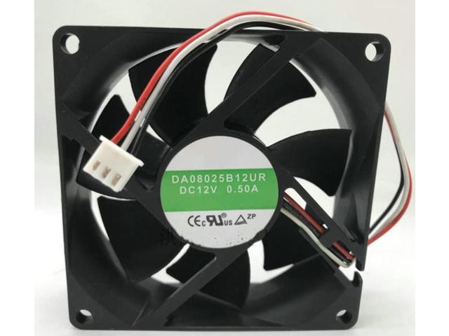 Click here for for DA08025B12UR 12V 0.50A 80X80X25MM 3-Wire Cooli... prices