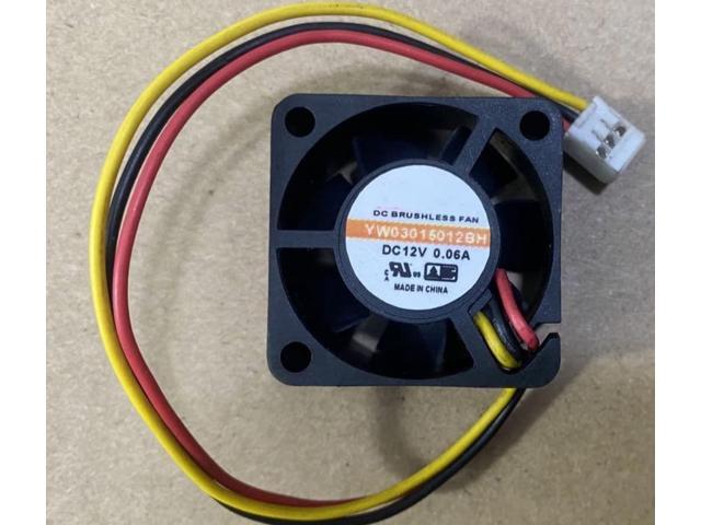 Click here for for YW03015012BH 12V 0.06A 30X30X15MM 3-Wire Cooli... prices