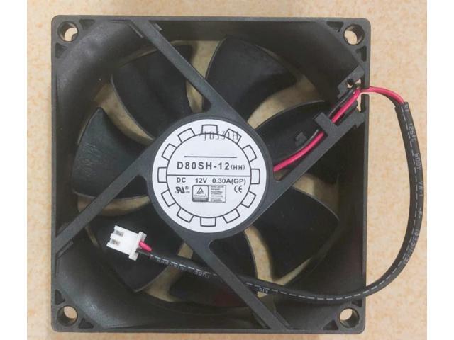 Click here for for D80SH-12(HH) 12V 0.30A 80X80X25MM 2-Wire Cooli... prices