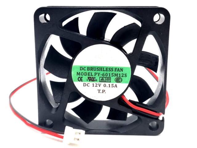 Click here for for PY-6015M12S 12V 0.15A 60X60X15MM 2-Wire Coolin... prices