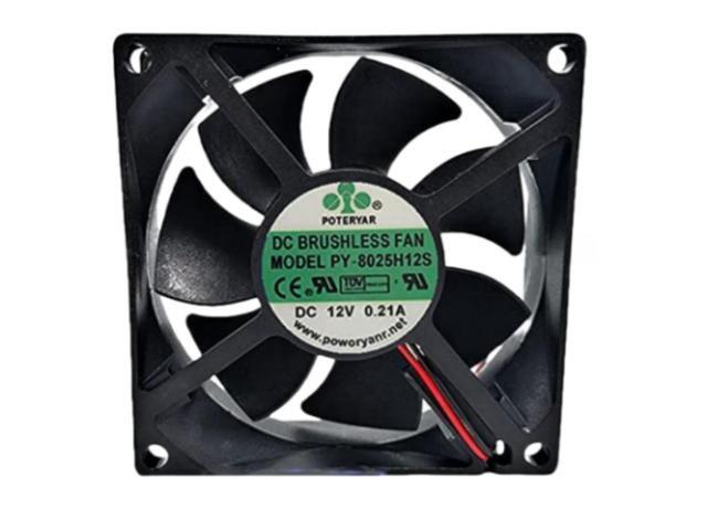 Click here for for PY-8025H12S 12V 0.21A 80X80X25MM 2-wire coolin... prices