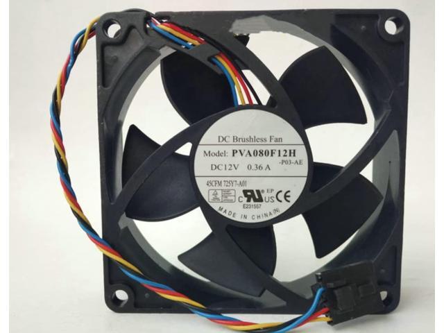 Click here for for PVA080F12H 12V 0.36A 4.32W 4200RPM 45CFM 80X80... prices
