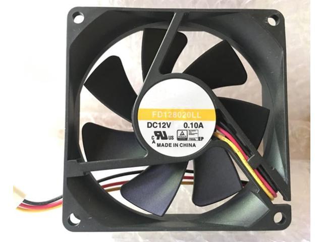 Click here for for FD128020LL 12V 0.10A 80X80X20MM 3-Wire Cooling... prices