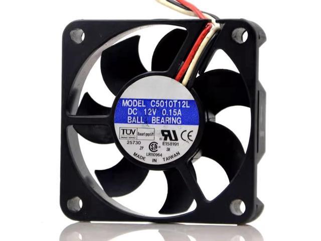 Click here for for 5010 12V 0.15A C5010T12L 5CM/cm CPU Three Wire... prices