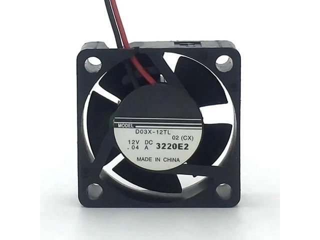 Click here for for 3cm Mini Fan Case Silent Cooling Fan D03X-12TL... prices