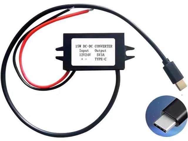 Click here for 12V/24V to 5V 3A 15W Step Down Converter Type-C Mo... prices