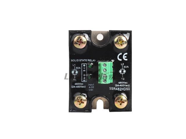 Click here for SSR482HD50 50A input4-32VDC Output 24-480VAC Two L... prices