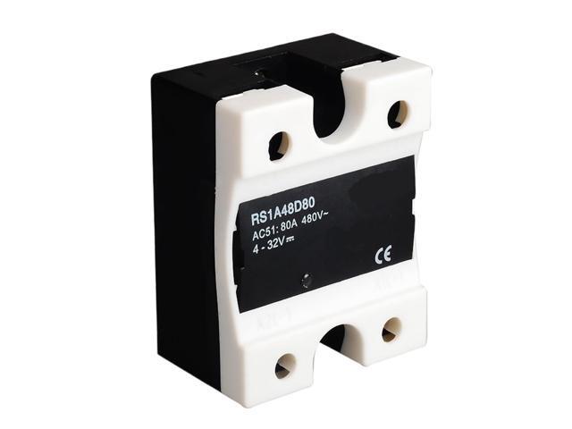 Click here for RS1A48D80 2pcs 80A SSR Solid State Relay 5V 12V 24... prices