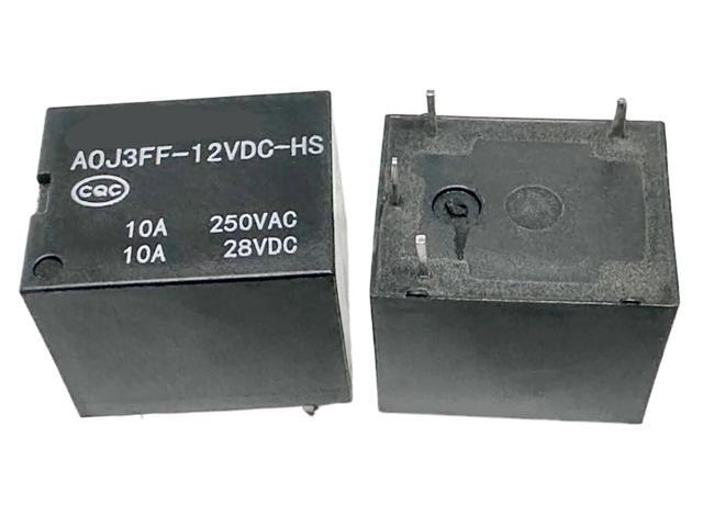 Click here for 1Pcs AOJ3FF-12VDC-HS (T73-1A-12V-10A) Relay 4pins prices