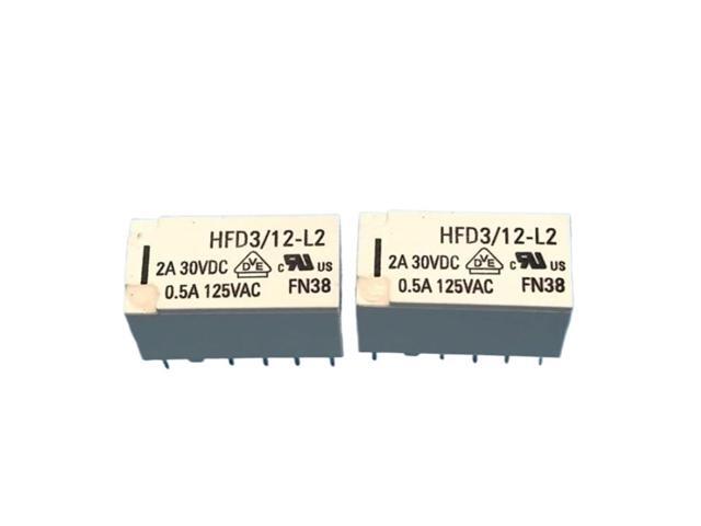 Click here for 1Pcs Magnetic Holding Relay HFD3-12-L2 Dual Coil M... prices