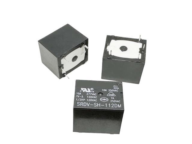 Click here for 1pcs SRDV-SH-112DM (T73A-12V-10A) Relay 4pins prices