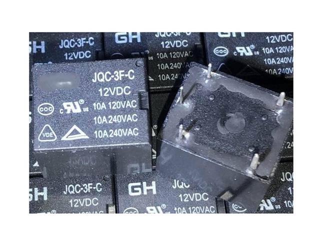 Click here for 1Pcs JQC-3F-C 12VDC (T73-1C-12V-10A) Relay 5pins prices