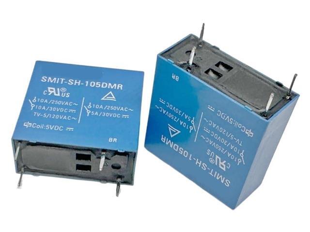 Click here for 1Pcs SMIT-SH-105DMR (36F-1A-5V-10A) Relay 4 Pins prices