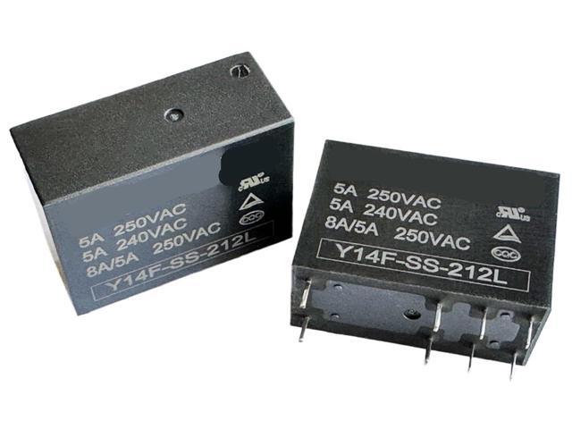 Click here for 1Pcs Y14F-SS-212L (14F-2C-12V-8A) Relay 8 pins prices