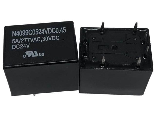 Click here for 1Pcs N4099C0524VDC0.45 (4137-2C-24V-5A) Relay 8pin... prices