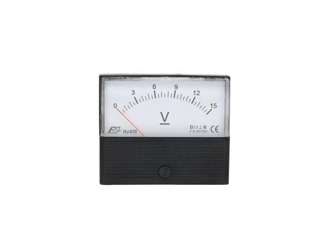 Click here for Rectangular Pointer Type DC Voltmeter RJ670 DC15V... prices