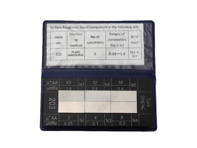 Click here for Surface Roughness Stand Comparator (6pcs Plain Gri... prices