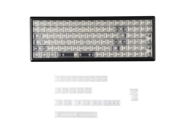 Click here for PBT Keycaps 122Keys Keycaps Translucent with Backl... prices