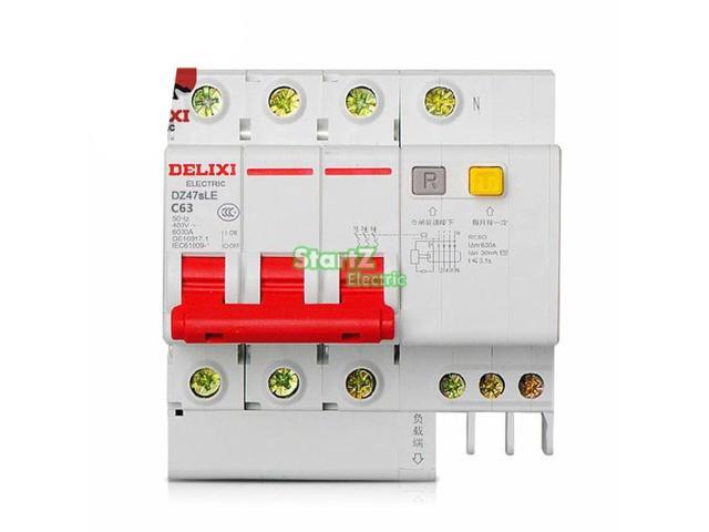 Click here for 63A 3P RCBO RCD Circuit Breaker DE47LE prices