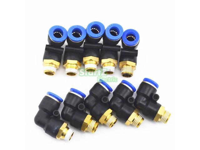 Click here for 10mm X 1/4 Thread Pneumatic Male Elbow Connector T... prices