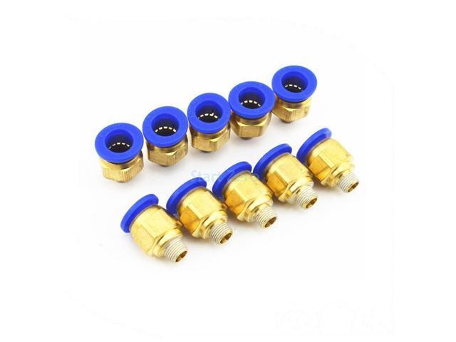 Click here for 10X 12mm Tube X 1/8 Male Thread Quick Connector Pn... prices