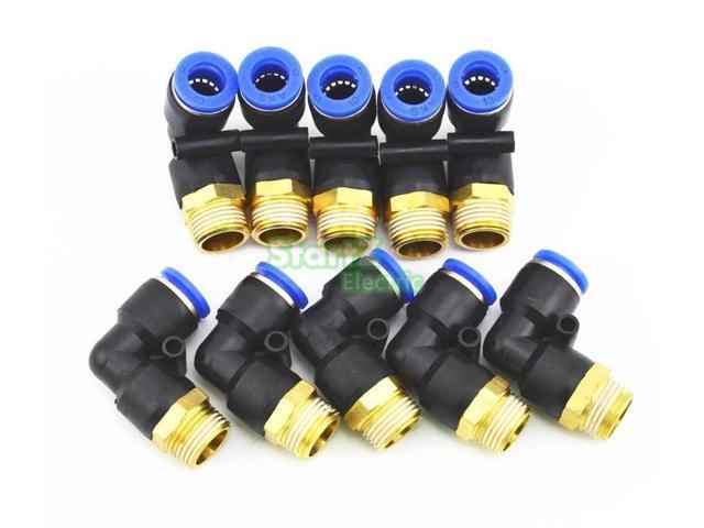 Click here for 10mm X 3/8 Thread Pneumatic Male Elbow Connector T... prices
