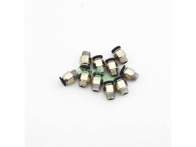 Click here for 10Pcs 8mm to 1/8 Thread Male Straight Pneumatic Tu... prices