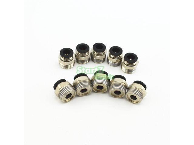 Click here for 10Pcs 12mm to 1/2 Thread Male Straight Pneumatic T... prices