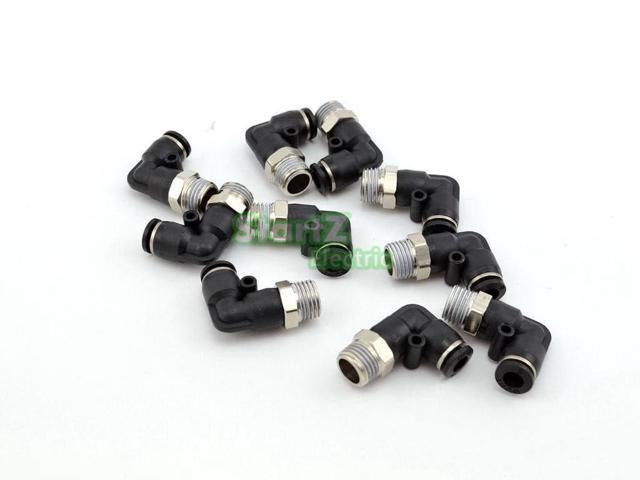 Click here for 10Pcs 8mm X 1/4 Thread Pneumatic Male Elbow Connec... prices