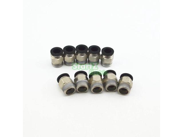 Click here for 10Pcs 10mm to 3/8 Thread Male Straight Pneumatic T... prices