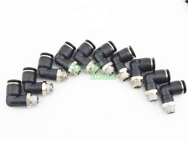 Click here for 10Pcs 10mm X 1/4 Thread Pneumatic Male Elbow Conne... prices