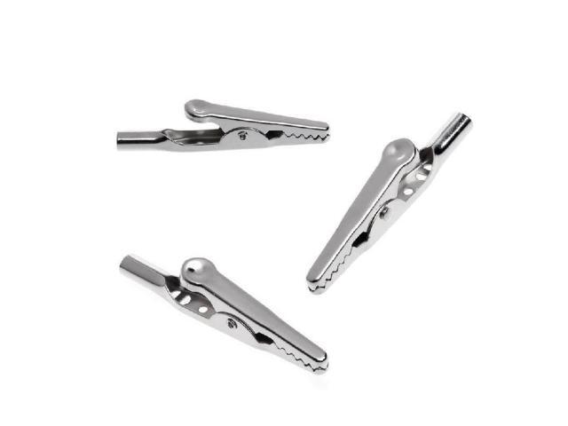 Click here for 100 Pcs Electric Test Crocodile Clips Clamps Silve... prices