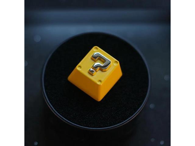 Click here for Keystone Artisan Keycap Question Mark Yellow Zinc... prices
