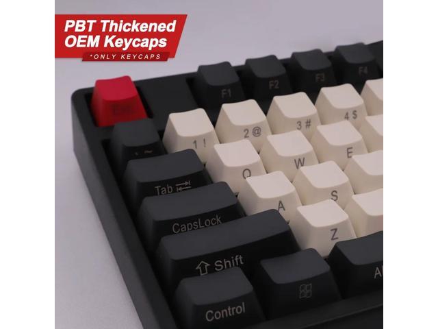 Click here for Mechanical Keyboard Keycaps Red Black Color PBT OE... prices