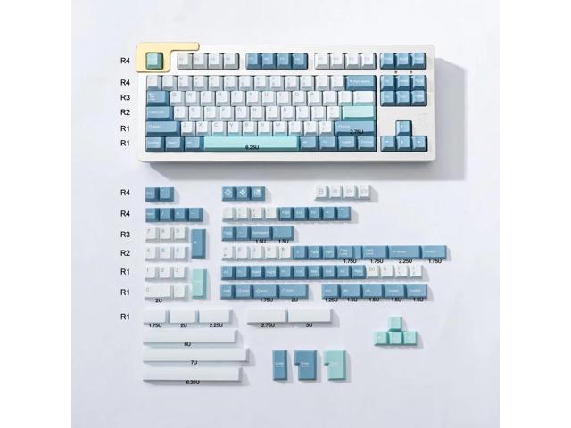 Click here for Shoko Keycaps for Mechanical Keyboard 177 Keys Blu... prices