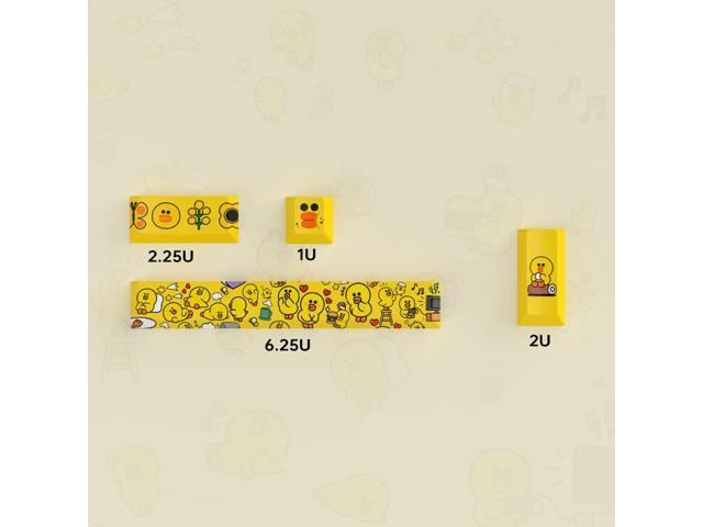 Click here for 4 Pcs Keycaps for Mechanical Keyboard Cartoon Anim... prices
