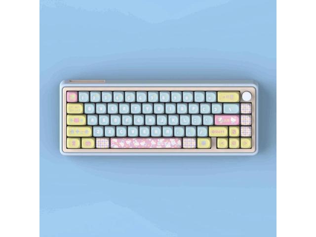 Click here for 136 Pieces Cute Keycaps MOA Height PBT 5 Sides Dye... prices