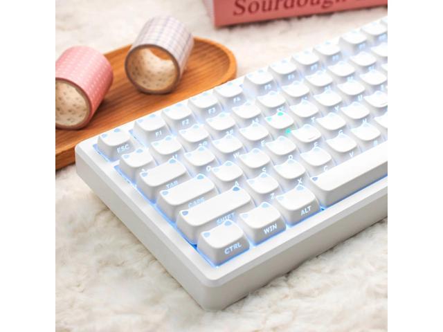 Click here for 113 Keys MAO Keycaps Cat White Side Print Back Lig... prices