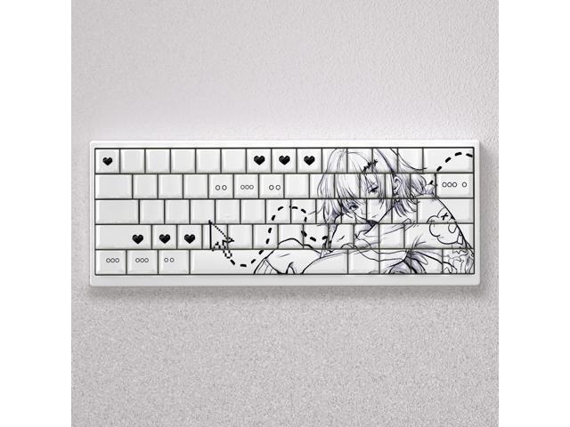 Click here for 98 Keys PBT Keycaps Mechanical Keyboard Side Print... prices