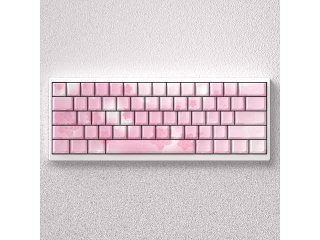 Click here for Sakura Keycaps 98 Keys Side Print Backlight Pink P... prices