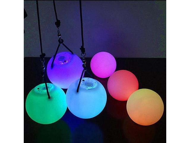 Click here for NEW Pro LED Multi-Colored Glow POI Thrown Balls Li... prices