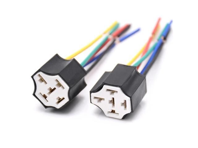 Click here for Ceramic Car Relay Holder 5 pins Auto Relay Socket... prices