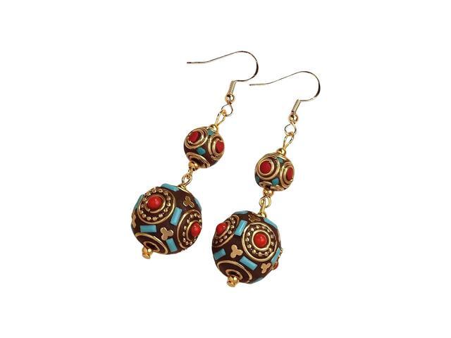 Click here for New For Original Retro Nepal Earrings Middle Ancie... prices
