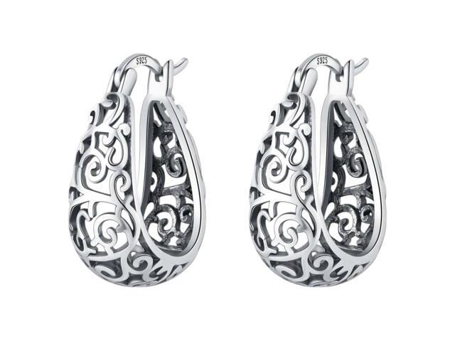 Click here for New 2026 925 Silver Retro Vine Earring Simple Styl... prices