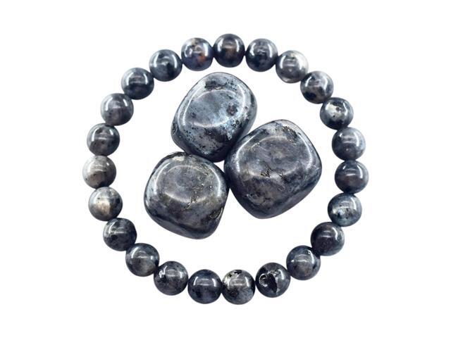 Click here for New 2026 Real Natural Labradorite Stone Bead Brace... prices