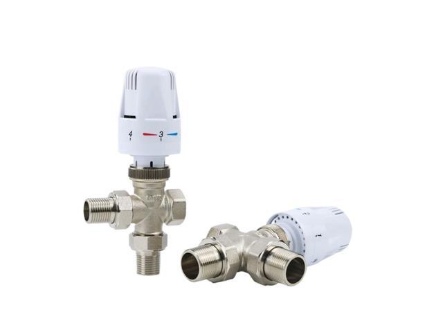 Click here for 1/2 3/4 1 Brass three Way Thermostatic Radiator Va... prices