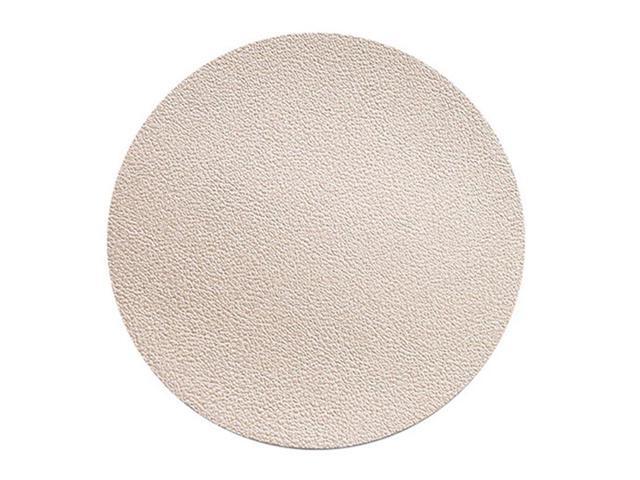 Click here for Round Drink Coaster Mat Faux Leather  Solid Color... prices